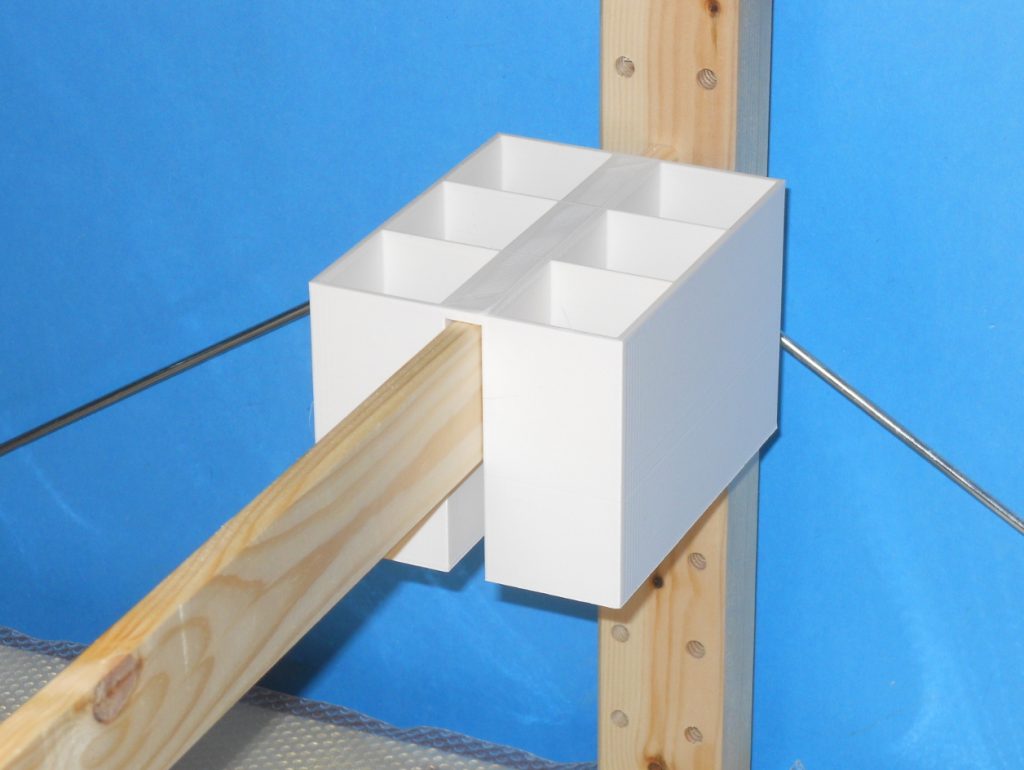 Twin Deep Partitionned Buckets for Ikea Ivar Shelving System - L'Antre ...
